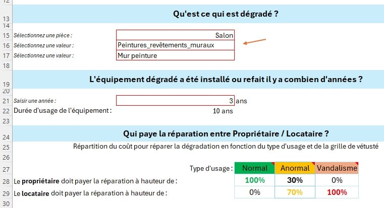 Grille de vétusté location conforme loi ALUR : modèle PDF gratuit